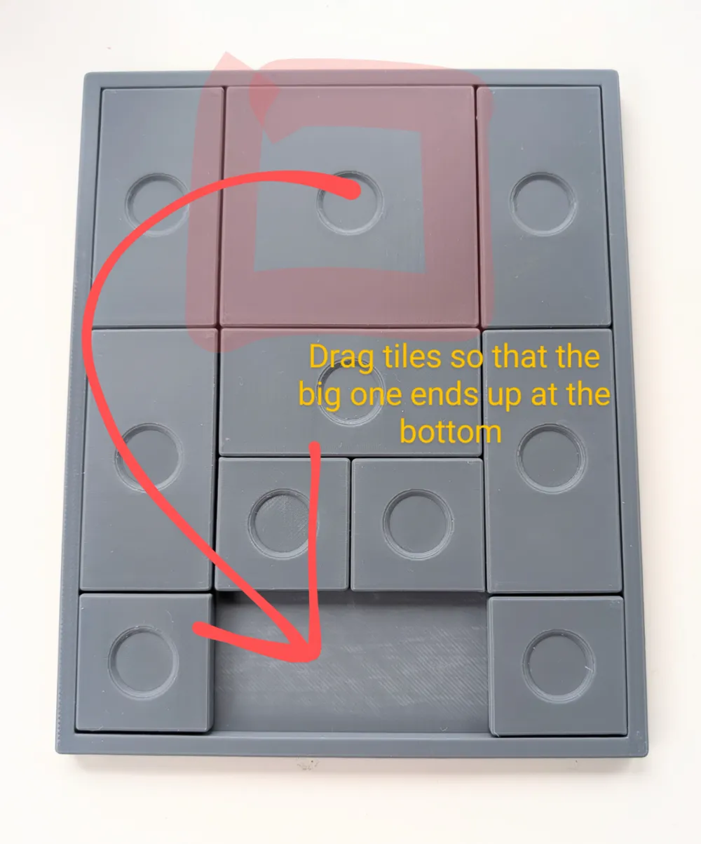 Tile sliding puzzle by Kornflex 3D MakerWorld: Download Free 3D Models