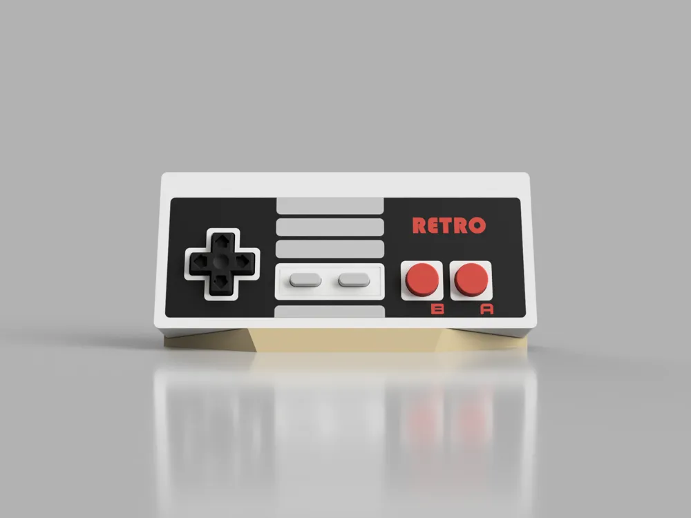 NES Retro - Clickable Buttons by HexaTrick MakerWorld: Download Free 3D ...