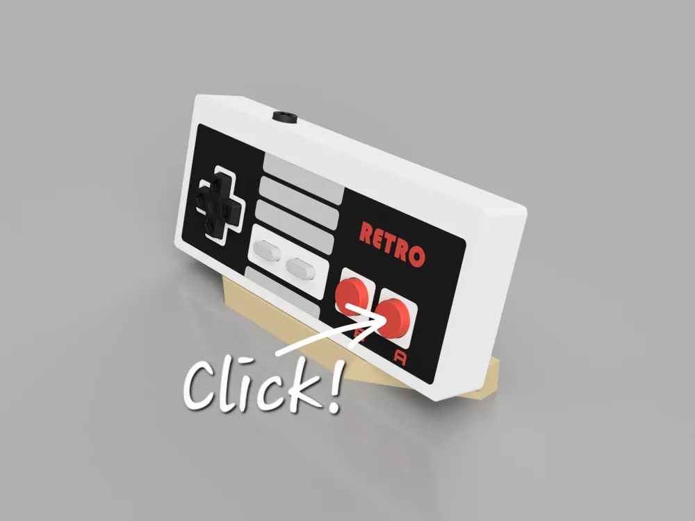 NES Retro - Clickable Buttons by HexaTrick MakerWorld: Download Free 3D ...