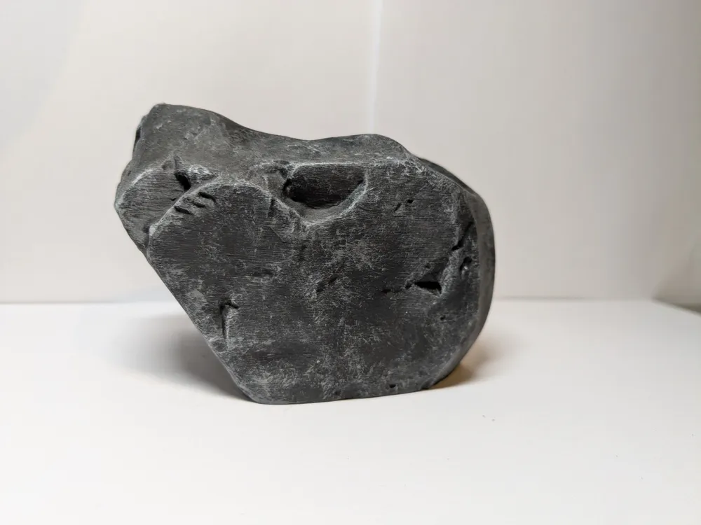 Rock with secret compartment - for geocaching - Free 3D Print Model ...