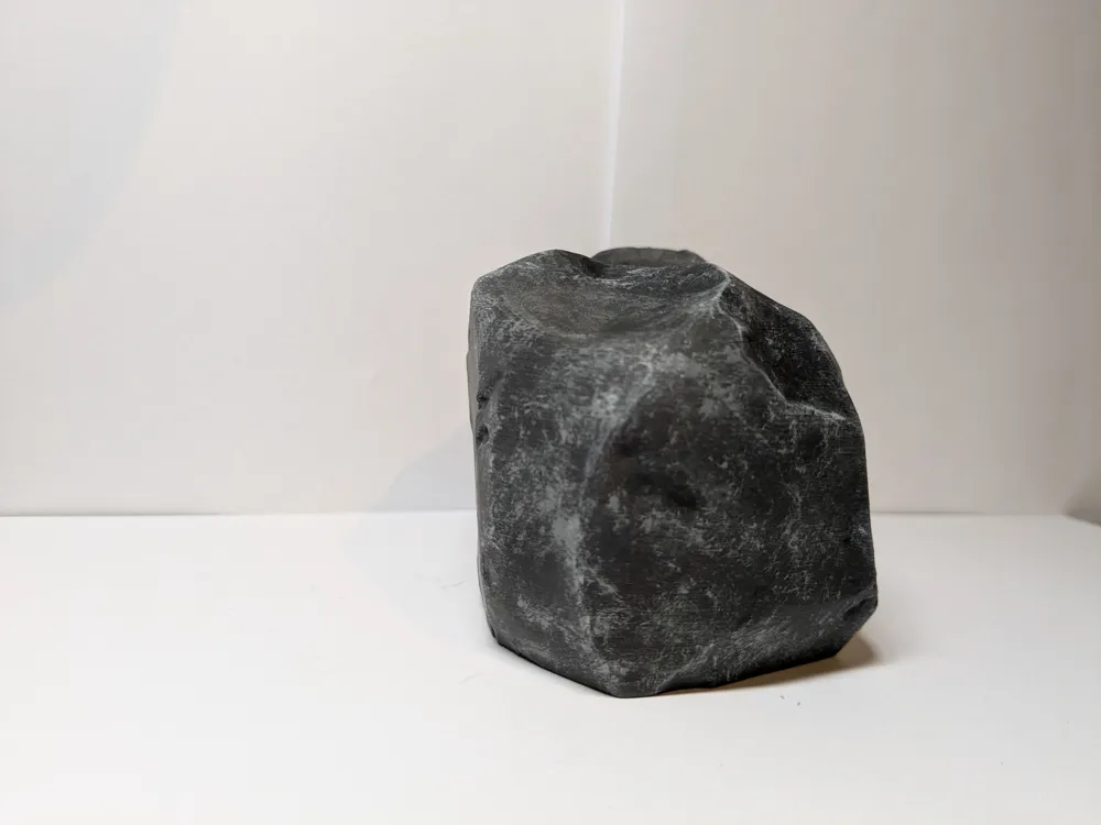 Rock with secret compartment - for geocaching - Free 3D Print Model ...