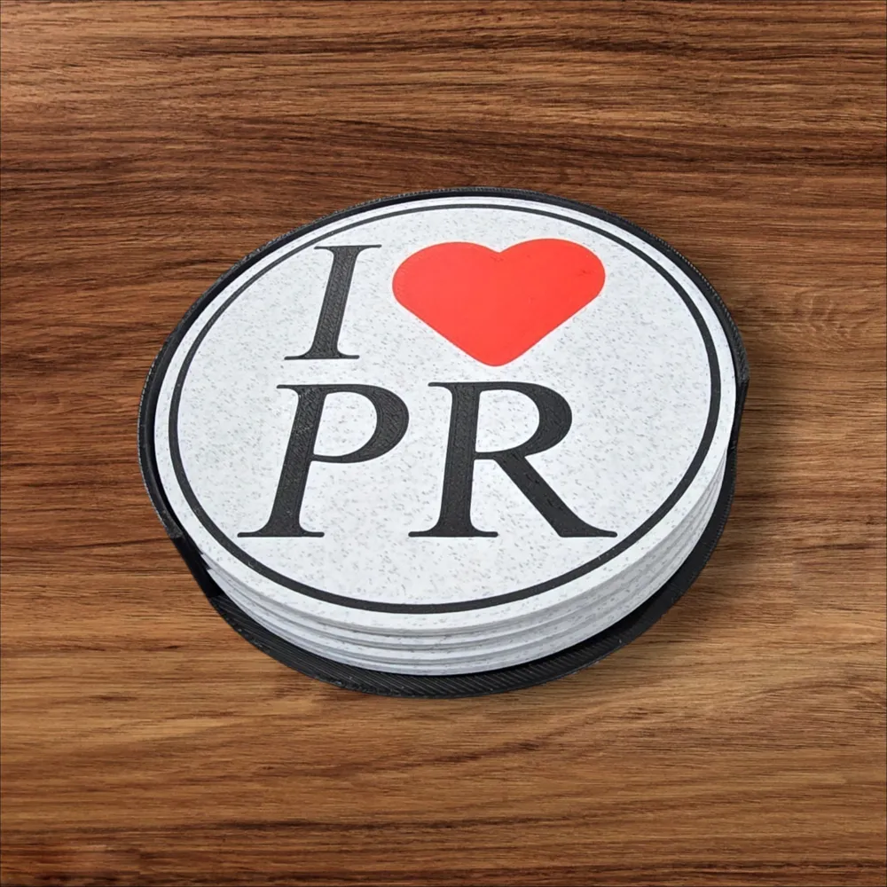 Puerto Rico Coaster - Free 3D Print Model - MakerWorld