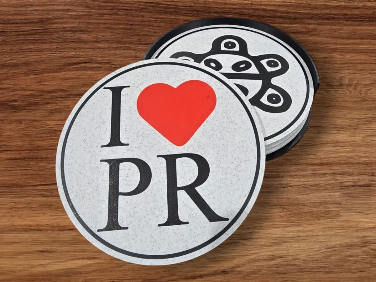 Puerto Rico Coaster - Free 3D Print Model - MakerWorld