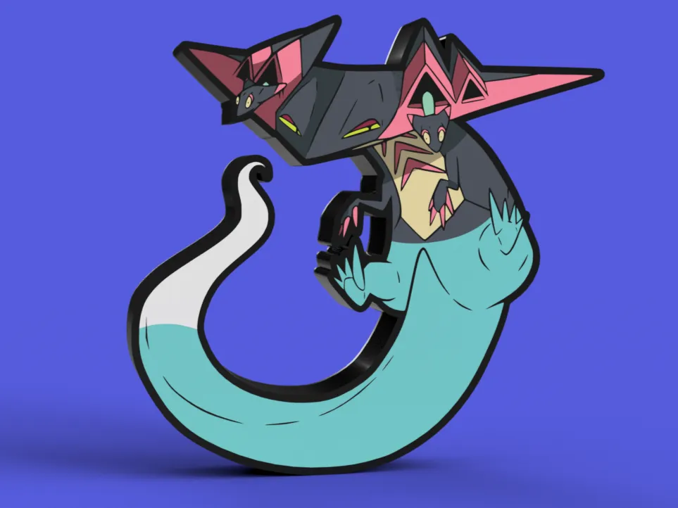 Dragapult Lightbox by Sitsero - MakerWorld