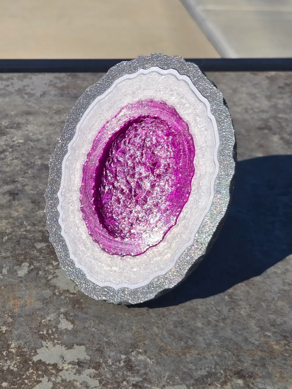 Geode Rock - 3D Printed by robrmg - MakerWorld