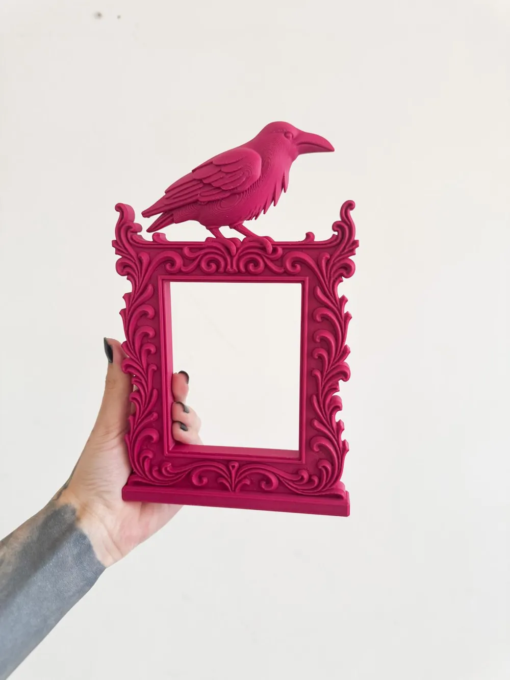 Gothic Raven Frame Ornate Decor for Dark Altars by Akshan_Designs ...