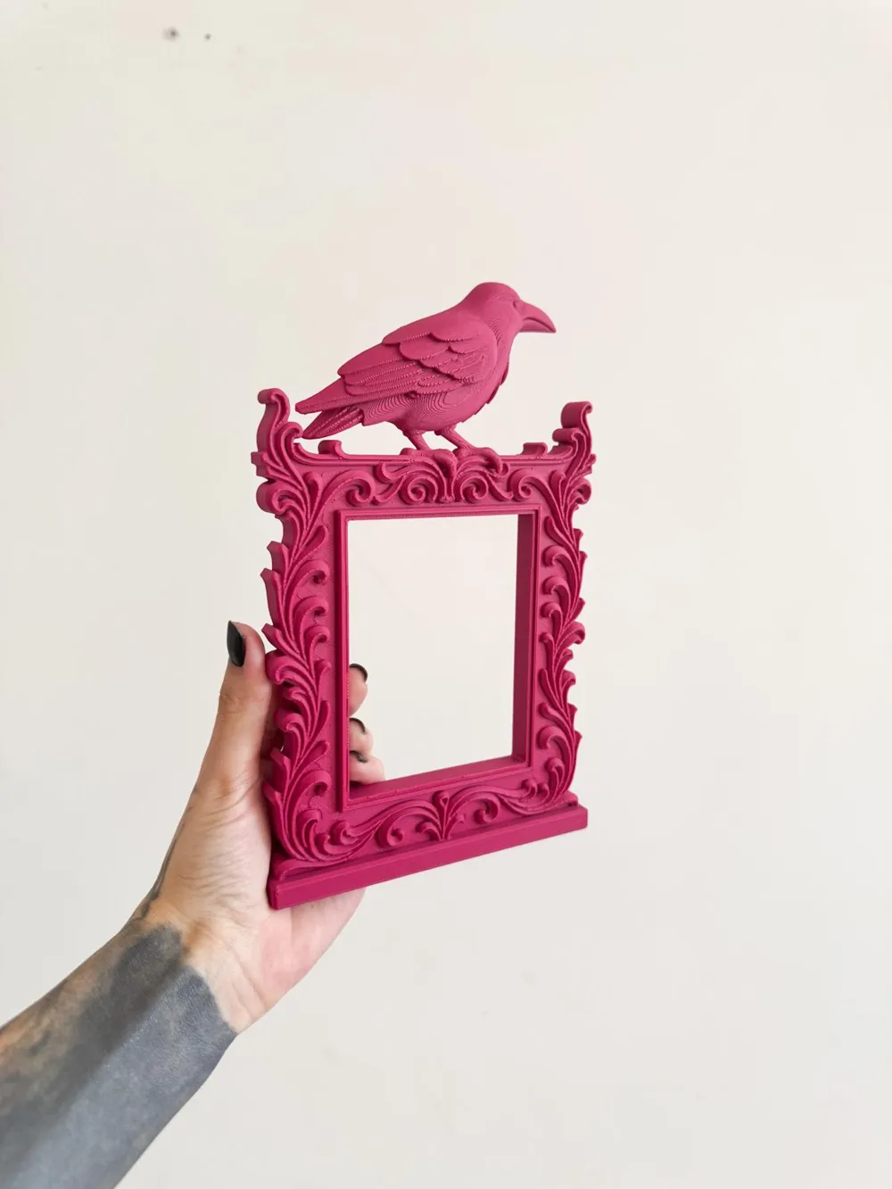 Gothic Raven Frame Ornate Decor for Dark Altars by Akshan_Designs ...