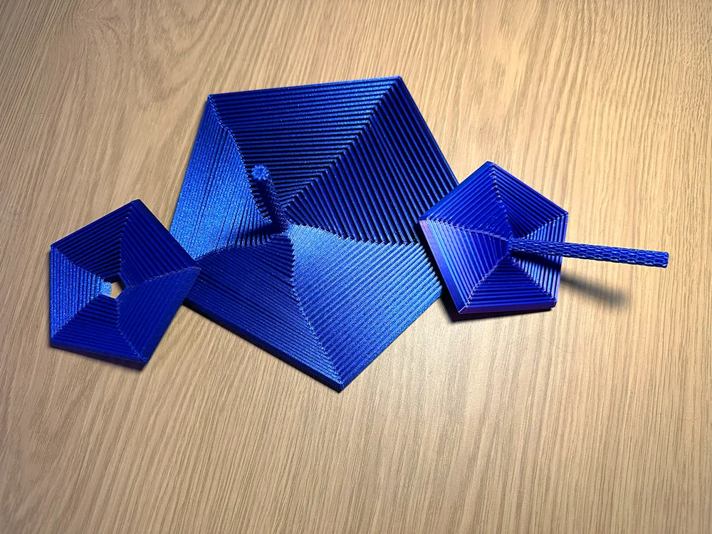 Big Star Fidget Toy With Handle - Free 3D Print Model - MakerWorld