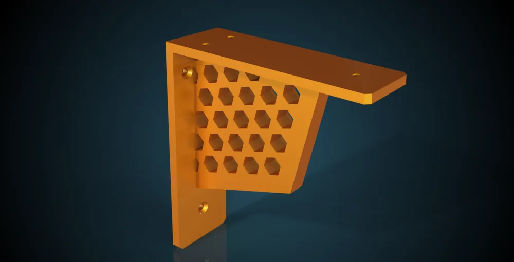 Shelf bracket - Hexagon 2 by trigger737 - MakerWorld