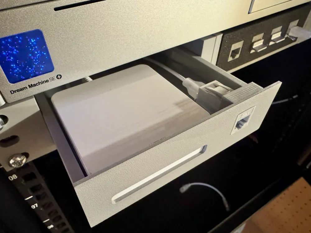 RackMod 1U Slide: Lutron Caseta Bridge Keystone Remixed by crs - MakerWorld