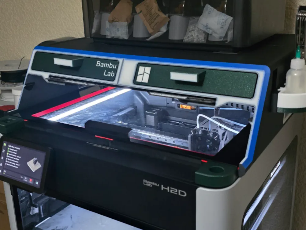 VERSION MISE À JOUR DU SUPPORT DE COUVERCLE EN VERRE H2D AMS RISER par ...