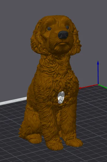 Curly Doodle Dog - Free 3D Print Model - MakerWorld