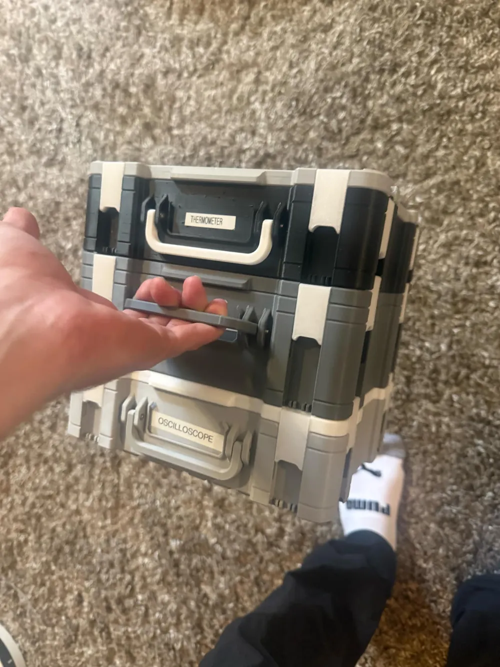 Gridfinity/Halfinity Stackable Storage Box Remixed by Dalton Pearson MakerWorld: Download Free ...