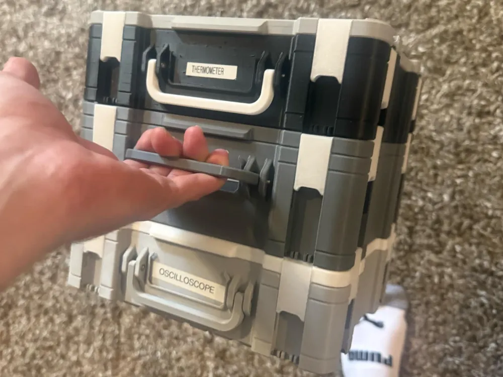 Gridfinity/Halfinity Stackable Storage Box Remixed by Dalton Pearson ...