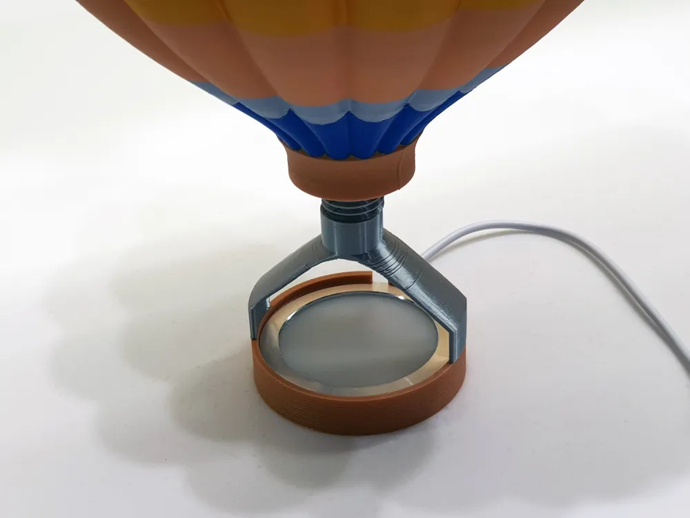 Night light - Hot air balloon - Free 3D Print Model - MakerWorld