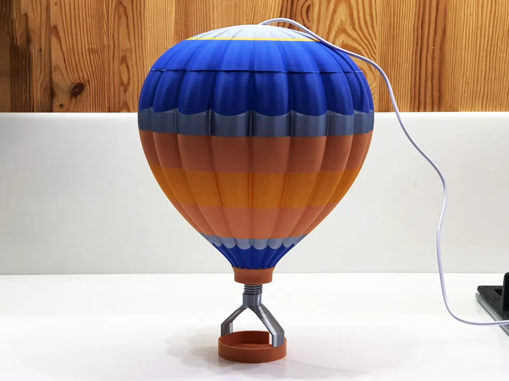 Night light - Hot air balloon - Free 3D Print Model - MakerWorld
