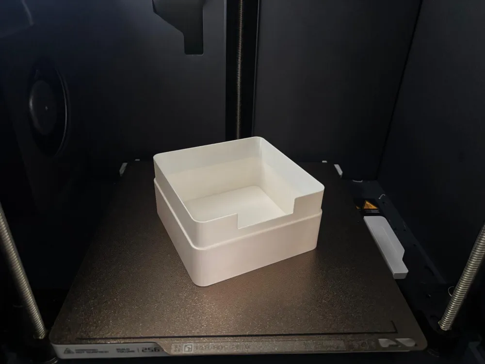 Tissue Box Organizer (Add your own weight !!) - Free 3D Print Model ...