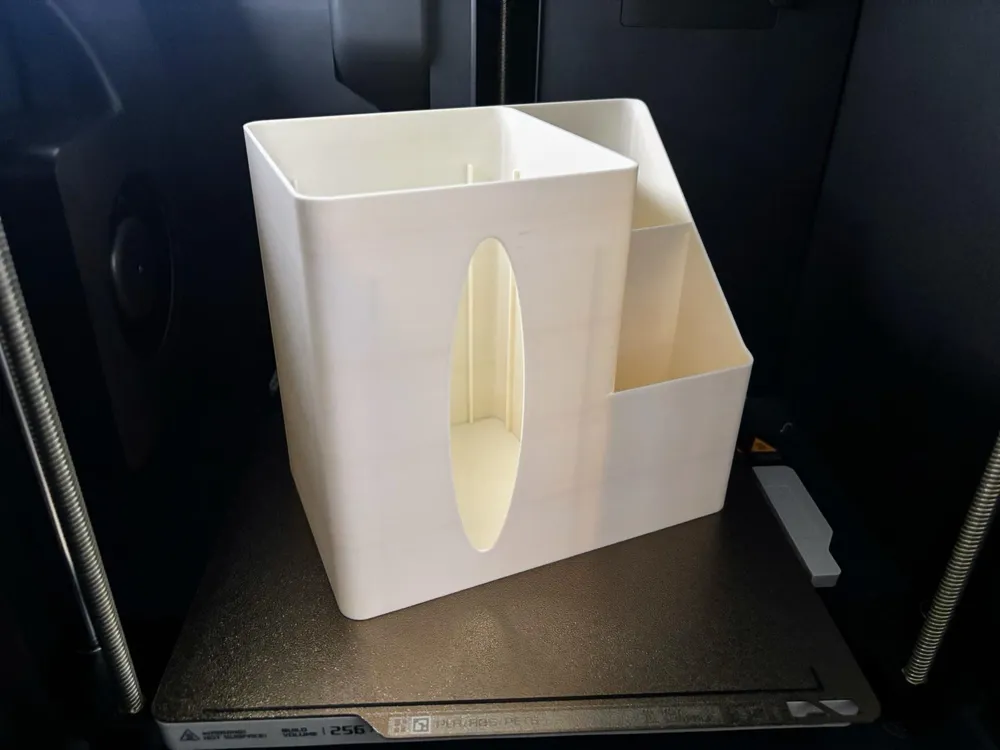 Tissue Box Organizer (Add your own weight !!) - Free 3D Print Model ...
