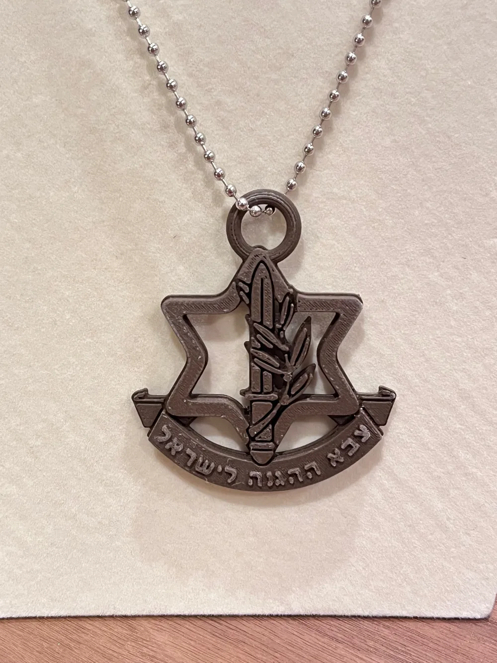 IDF Insignia Pendant by maureen.nemetski - MakerWorld