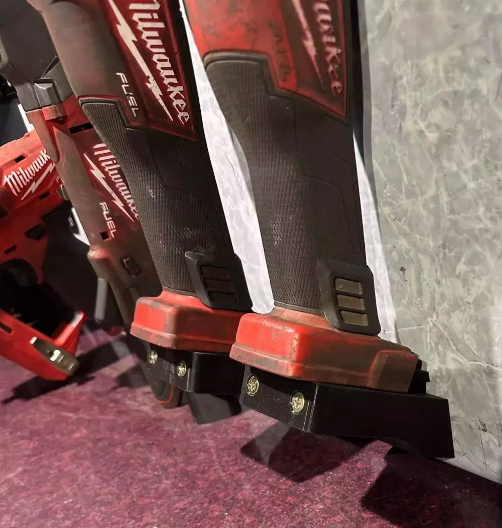 Milwaukee M18 tool holder 60degree angled by fabrica3d.ro - MakerWorld