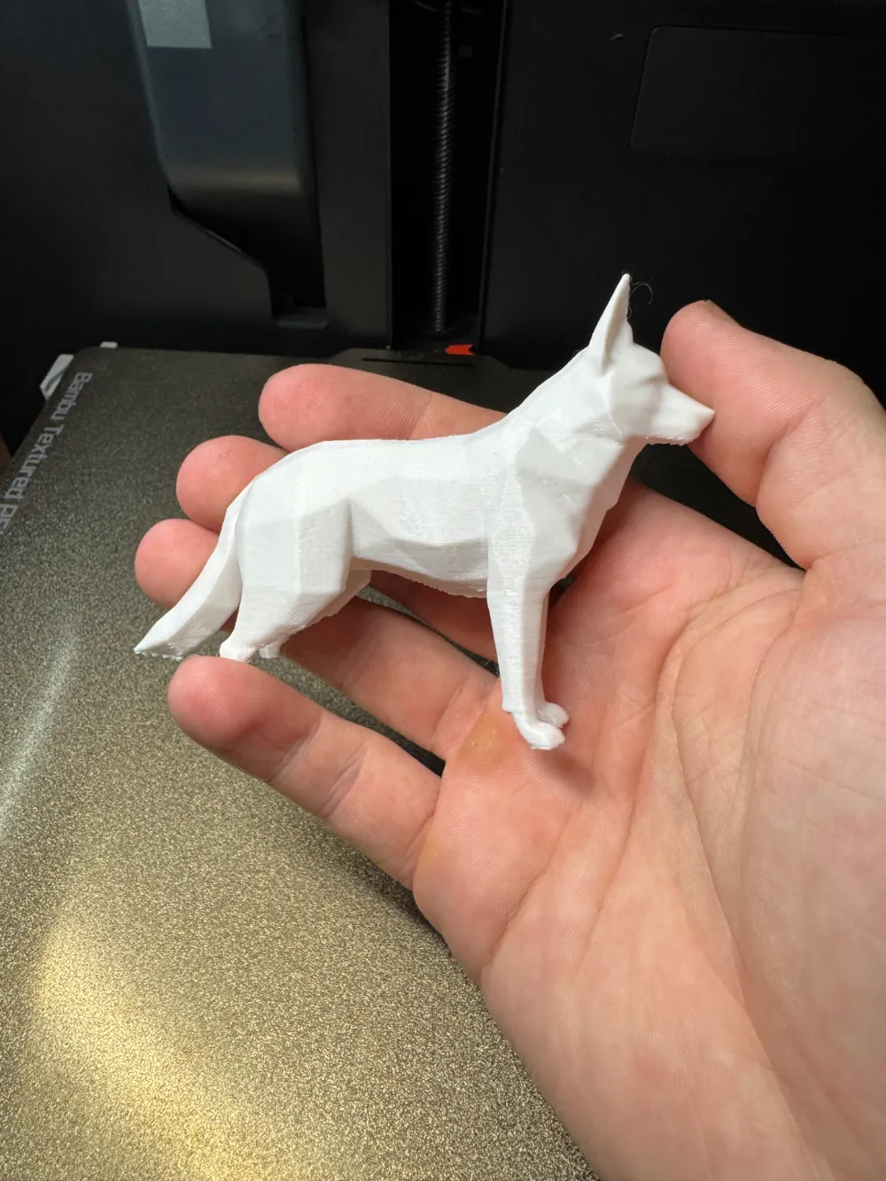 Low poly dog / wolf (free to sell!) by Meshminds2 MakerWorld: Download Free 3D Models