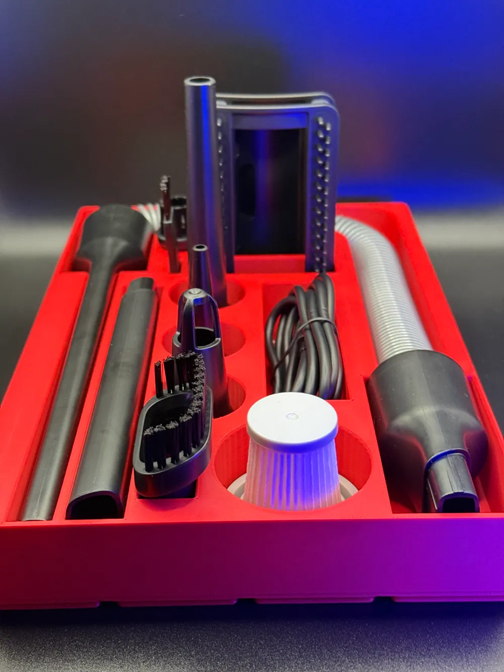 Gridfinity Fanttik Slim V8 Vacuum + Accessory by Hopper_Dropper ...