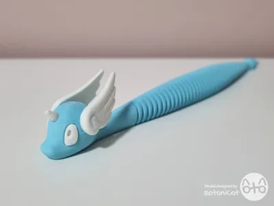 Dragonair Flexible Slinky (Print by Parts) by BotaniCat MakerWorld ...