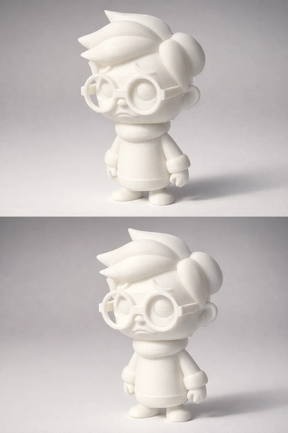 Friendly Sad Cartoon Figure – Desk Shelf Decor Toy - Free 3D Print ...