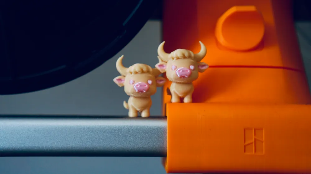 Cute Tiny Cow by Ultra_violet MakerWorld: Download Free 3D Models