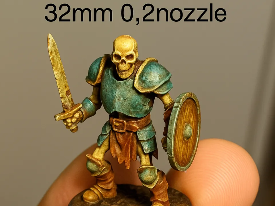 dnd skeleton figurine 32mm - Free 3D Print Model - MakerWorld