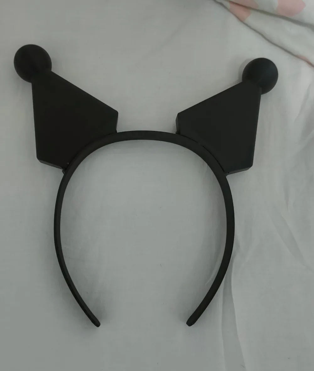 Kuromi Headband - Free 3D Print Model - MakerWorld