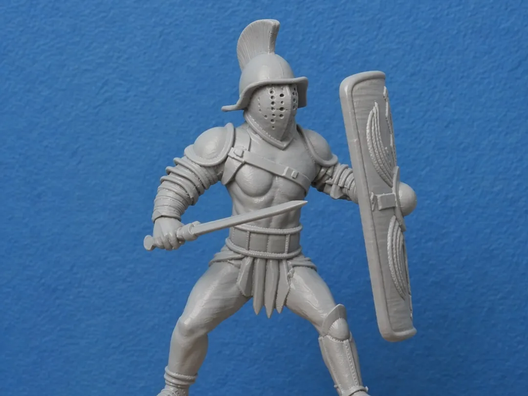 Roman Gladiator Figurine - Free 3D Print Model - MakerWorld