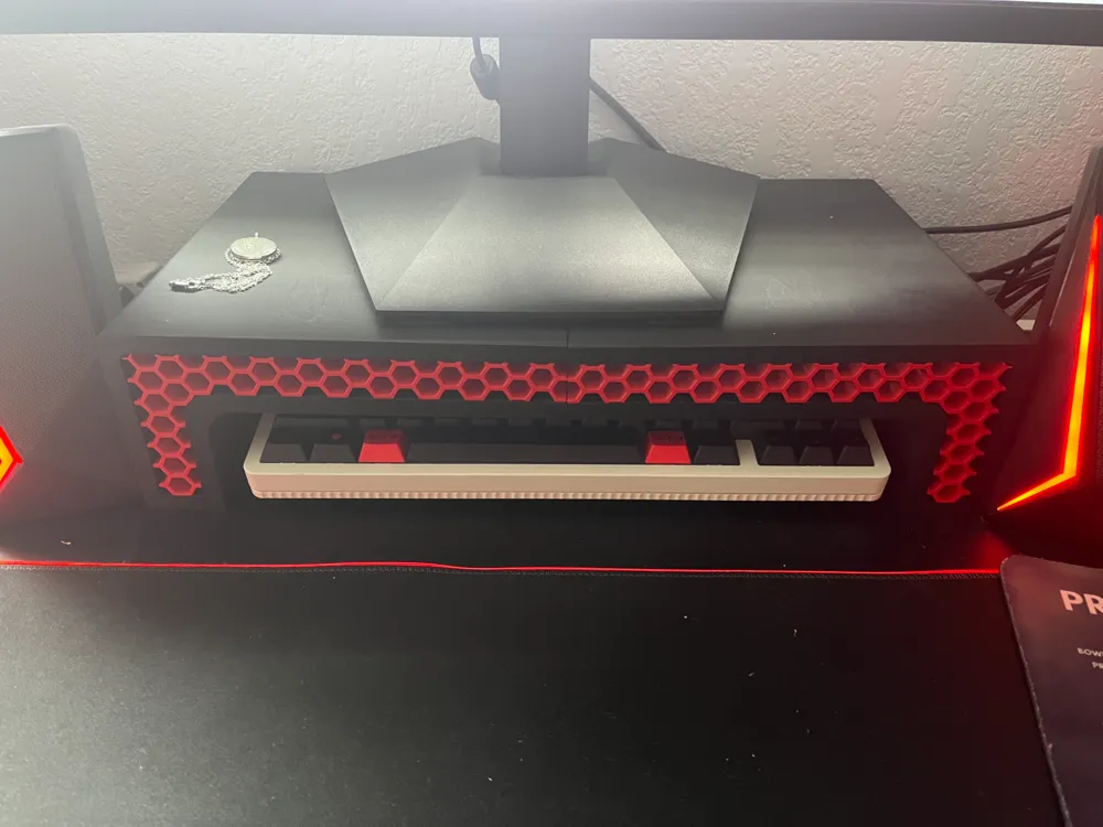 Honeycomb monitor stand NO AMS!!! by LOAM - MakerWorld