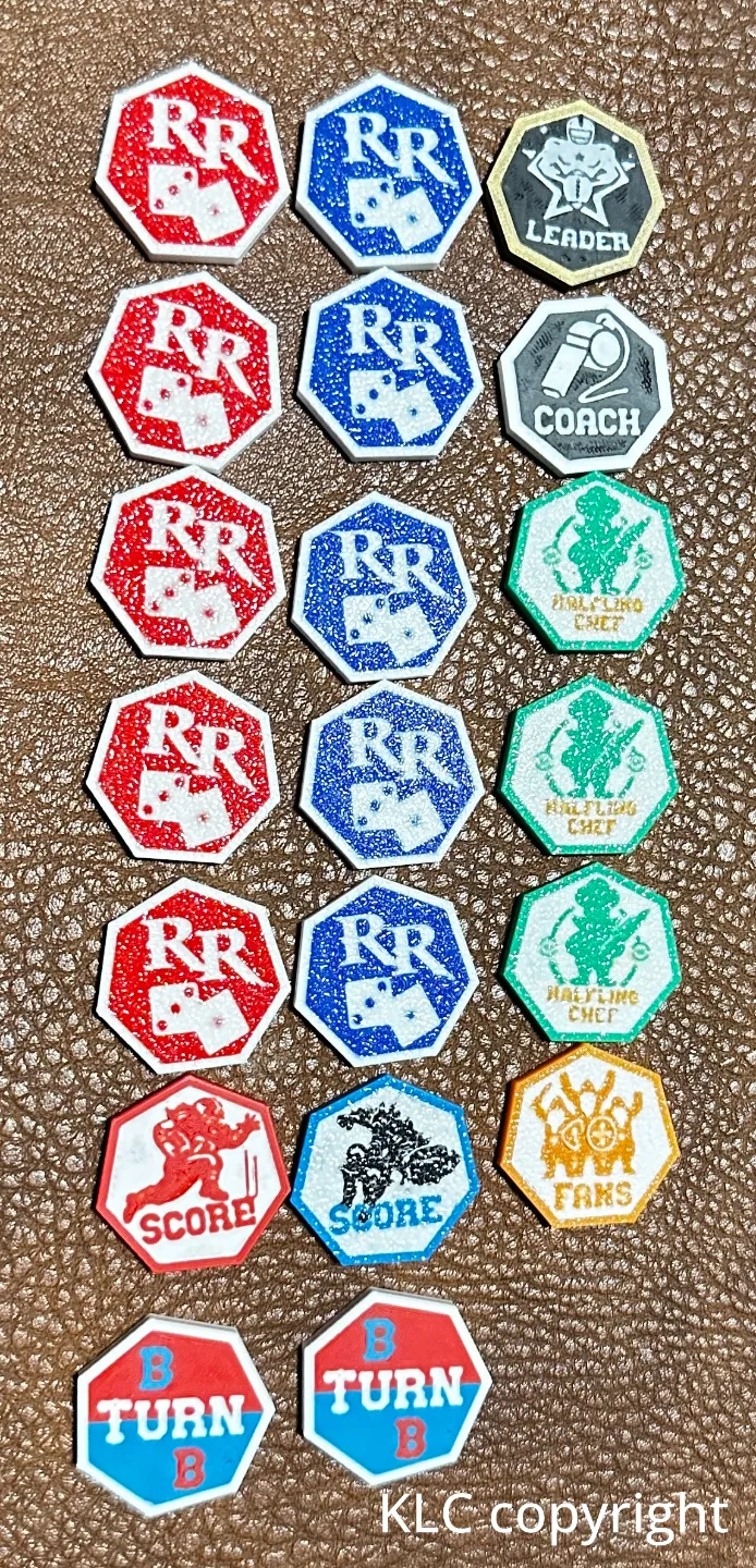 Bloodbowl colored Re-roll, Score and Turn Markers by chapman_Ken ...