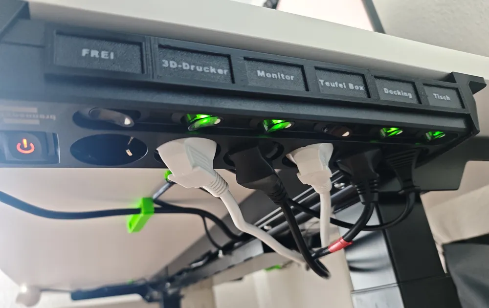 Uni Power Strip Label Steckdosenleiste Schild – Kostenloses 3D ...