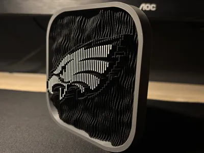 Philadelphia Eagles Chain by SgambaroMakerWorld: Download Free 3D Models