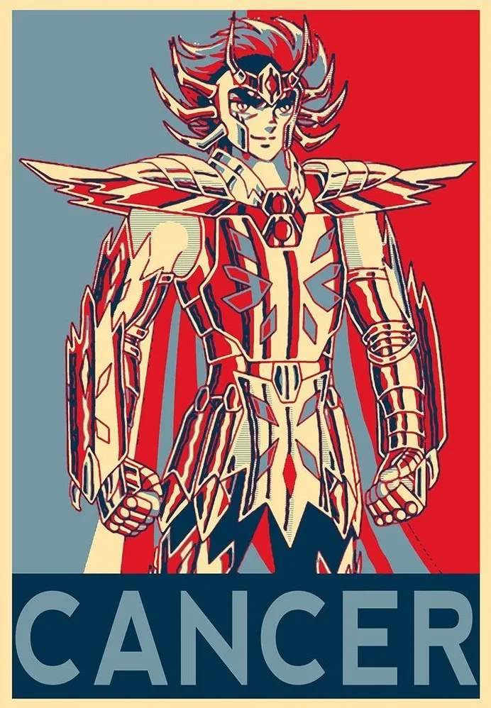 Hueforge Cancer Saint Seiya in Five Colors by steve6978_ttv - MakerWorld