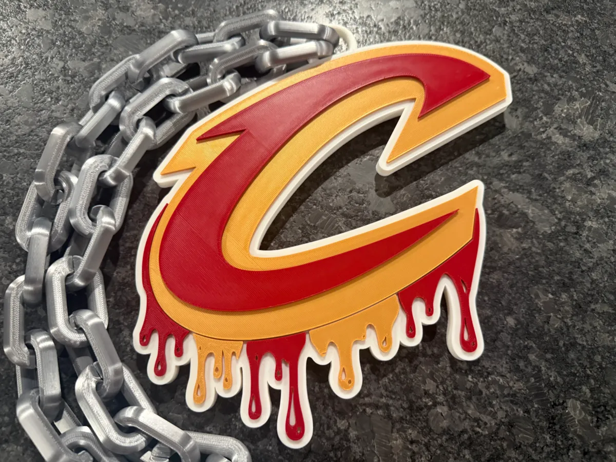 Cleveland Cavaliers DRIP Hype Chain - Free 3D Print Model - MakerWorld