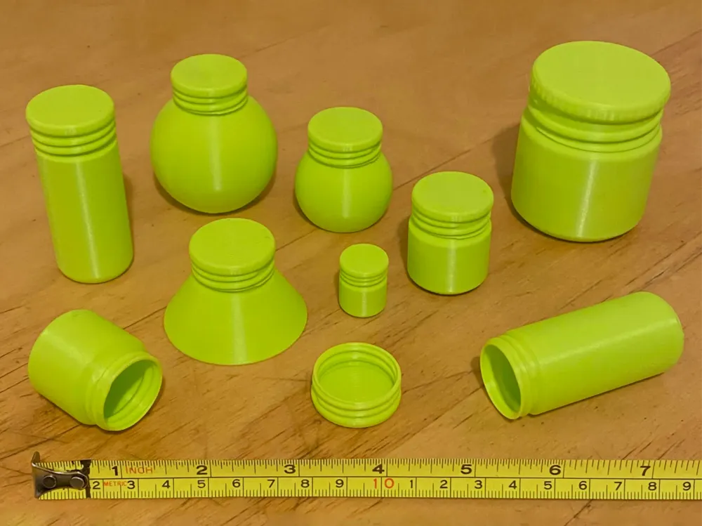 Vase Mode Mini Jars - Free 3D Print Model - MakerWorld