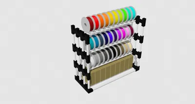 Modular Filament Rack System by Thinkable MakerWorld: Download Free 3D ...