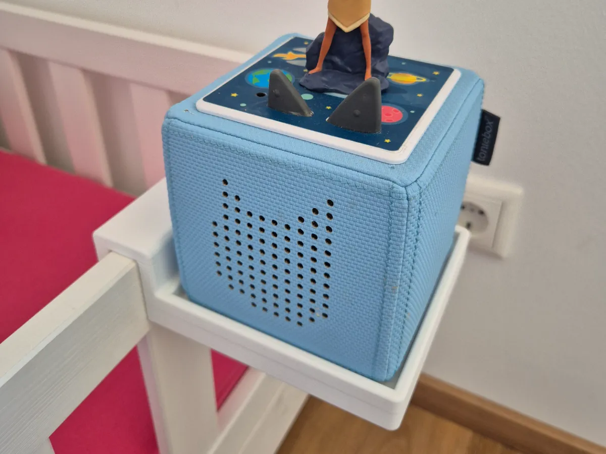 Tonie Box Holder for 25mm Bed Frame / Grid - Free 3D Print Model ...