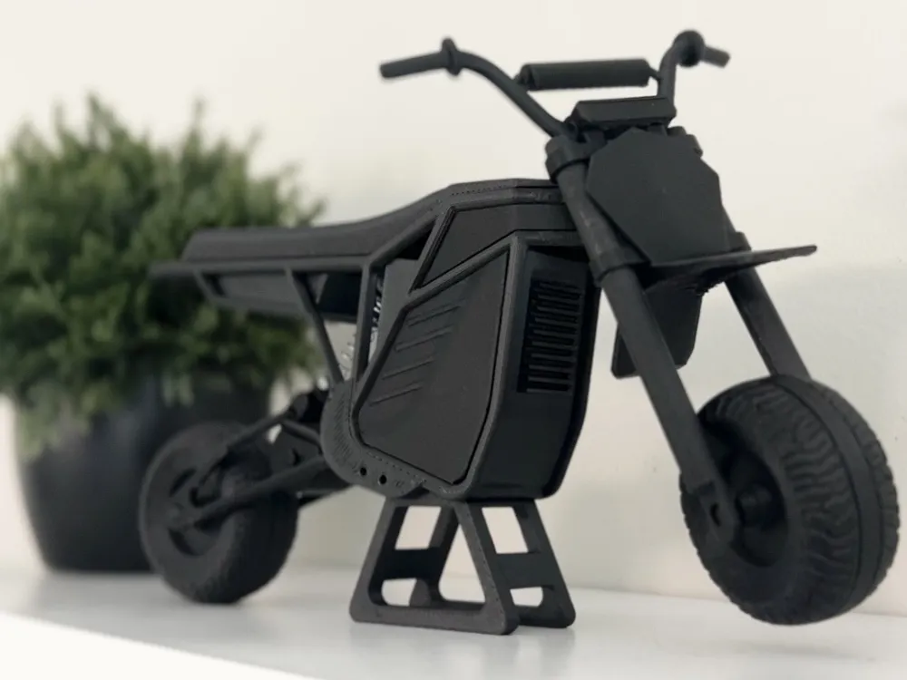 Mini Rizzler E-bike | Pen Spring Shock Dirt Bike - Free 3D Print Model ...