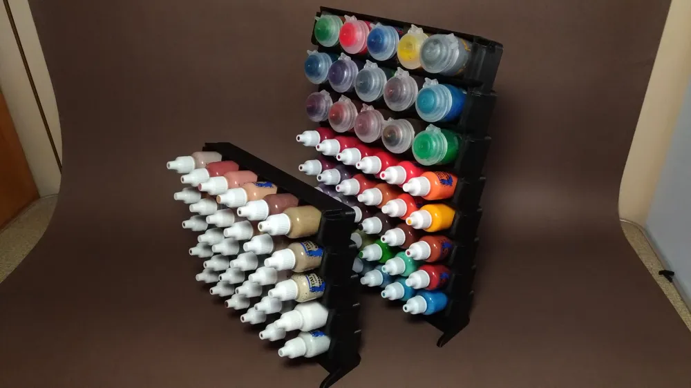 Modular paint rack - Free 3D Print Model - MakerWorld