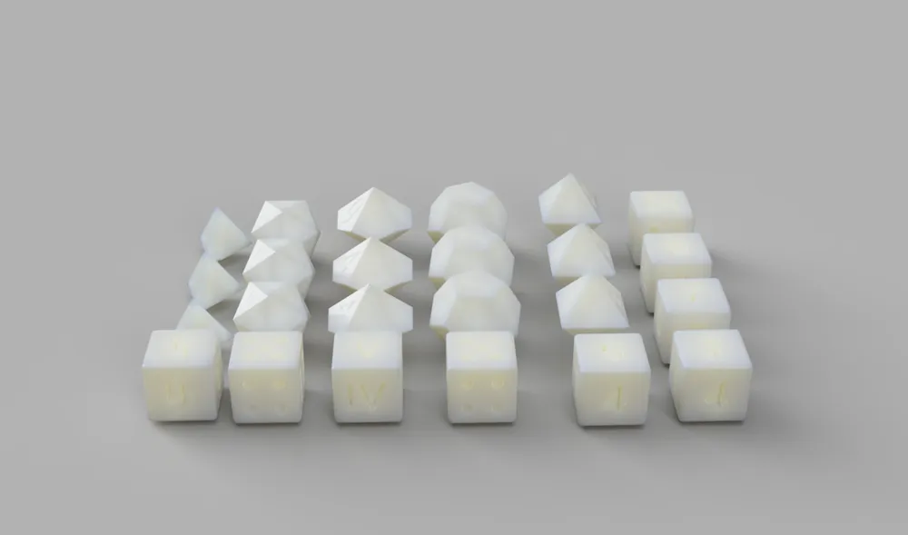 24 Dice Set: Includes D4, D6, D8, D10, D12, D20 by Miquel204151 ...