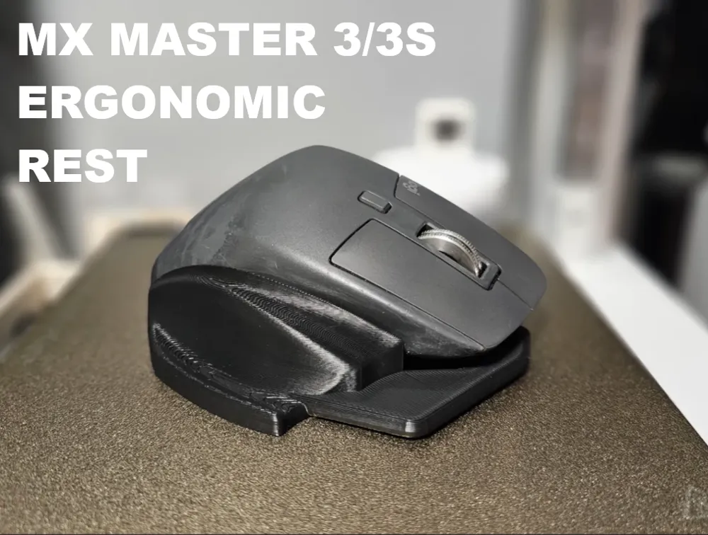 Logitech MX Master 3/3S Pinky Finger & Wrist Rest - Free 3D Print Model ...