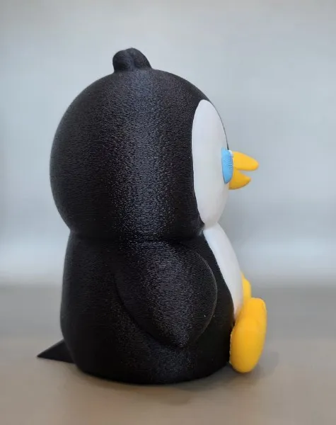 Fuzzy Penguin, No AMS, Multi-Part, Multi-Color - Free 3D Print Model ...
