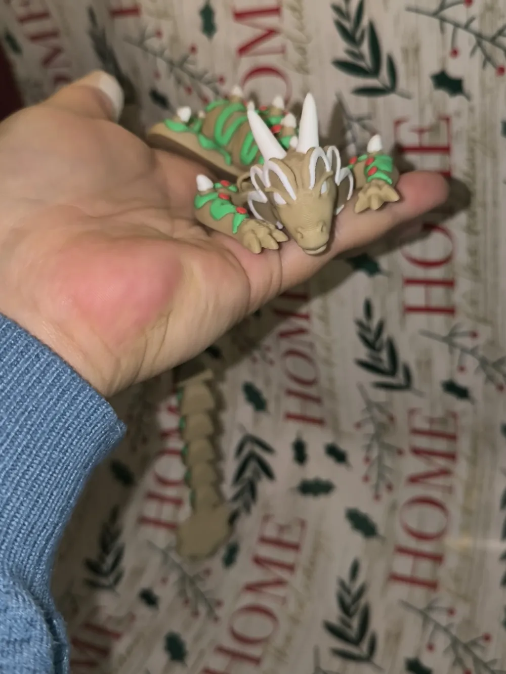 Articulated Gingerbread Cookie Dragon by Swe MakerWorld: Download Free ...