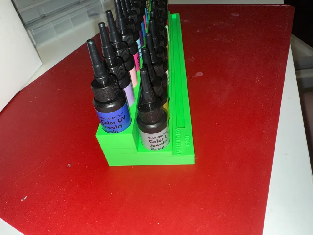 Epoxy resin Color dye Stand for 22mm Bottles by ClutchKick512 - MakerWorld