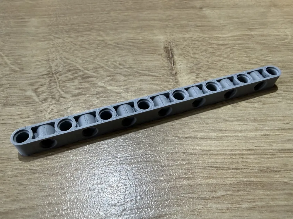 x15 Technical Beam with Alternating Holes - Free 3D Print Model ...