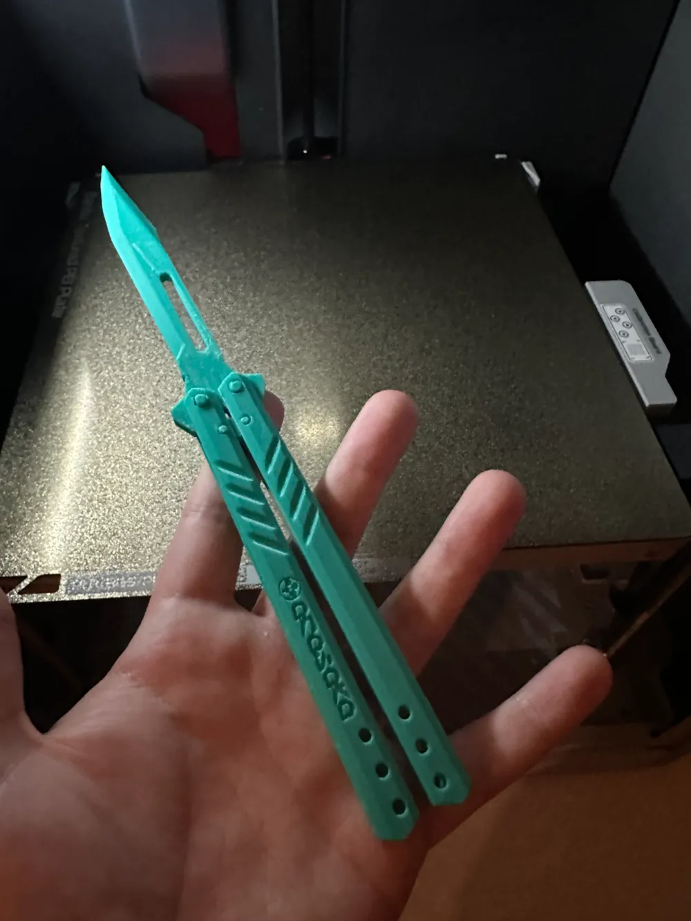 Balisong Butterfly Knife (ASA/PLA) Remixed by MiniRacer - MakerWorld